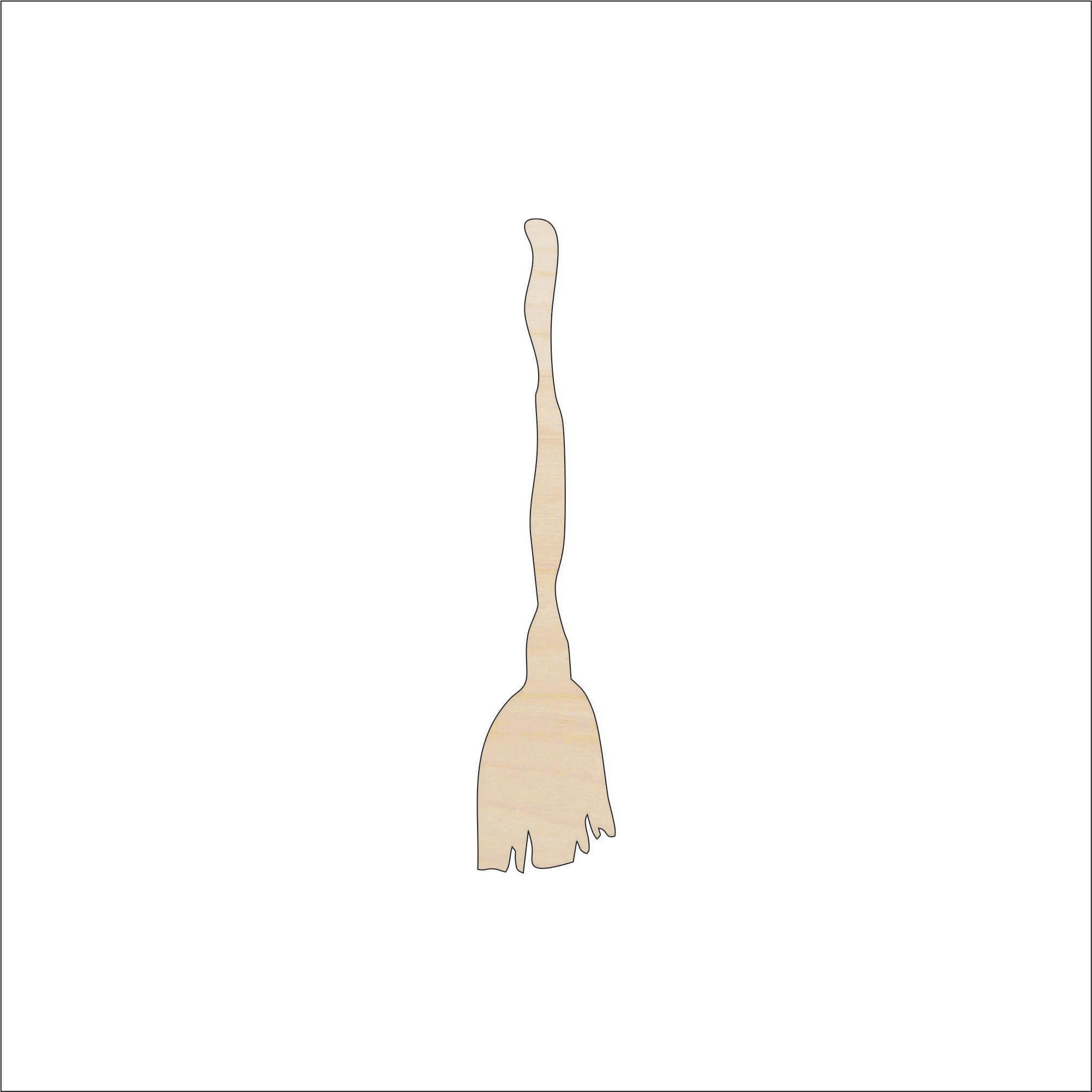 Laser Cut Wood - Broom Craft Shape Baltic Birch DCR10 – The Wood Shape ...