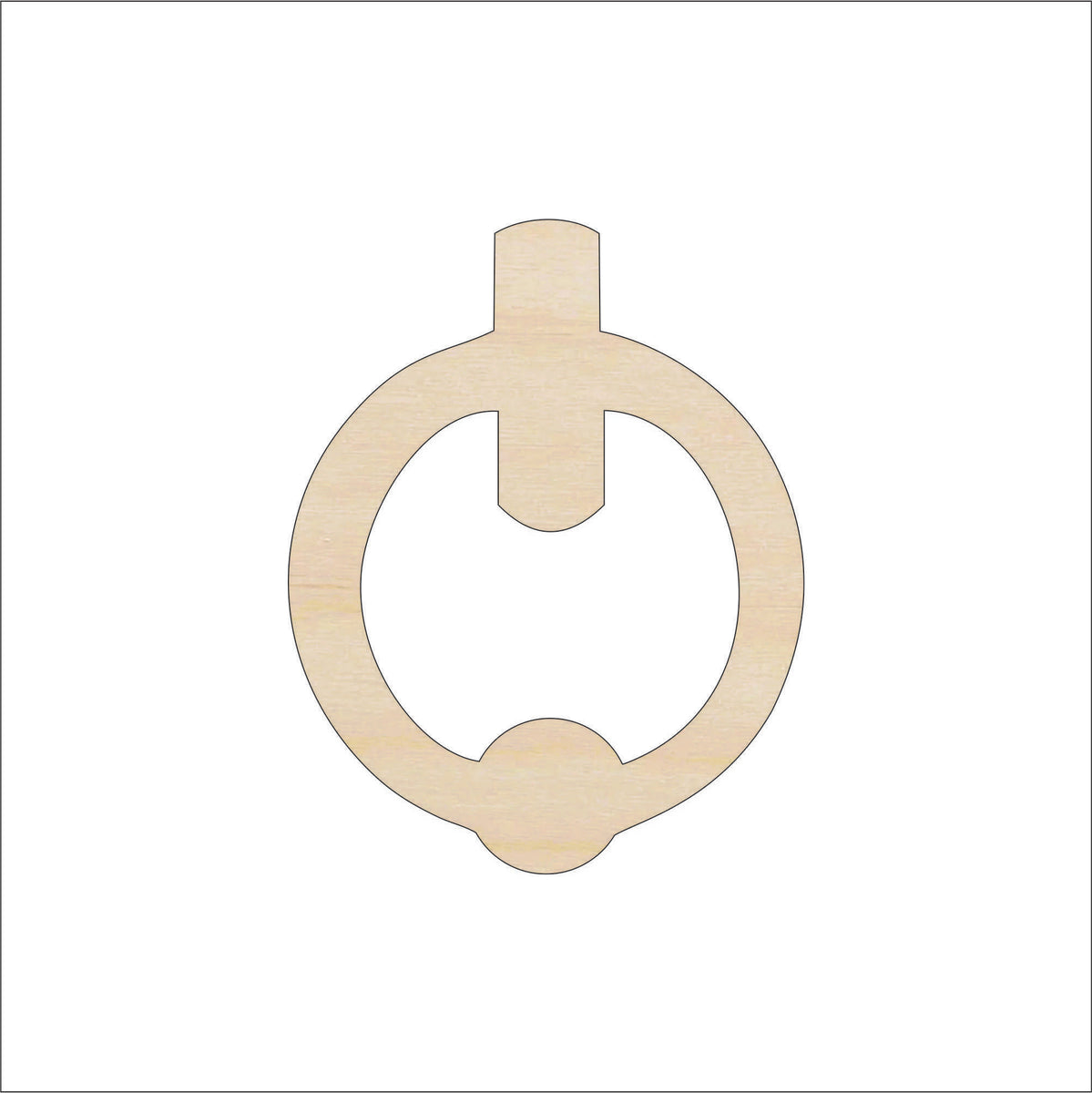 Wood Craft Shape - Door Knocker Baltic Birch by The Wood Shape Store