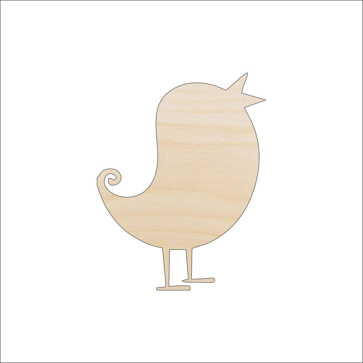 Bird - Laser Cut Out Unfinished Wood Craft Shape BRD148 – The Wood ...