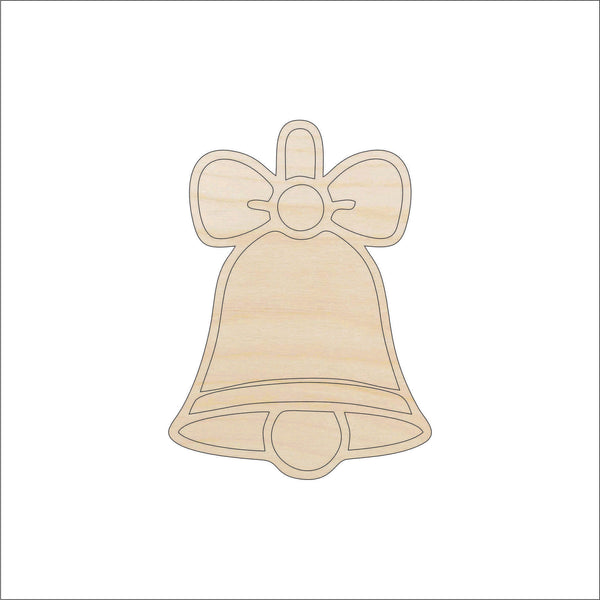 Laser Cut Wood Shape | Bell Wood Craft Shape Baltic Birch Unfinished ...