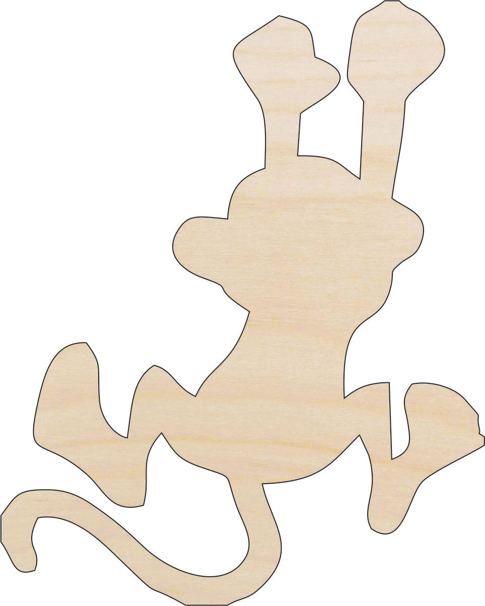 Monkey Wood Craft Shape Laser Cut Out & Unfinished DIY Craft Supply AP ...