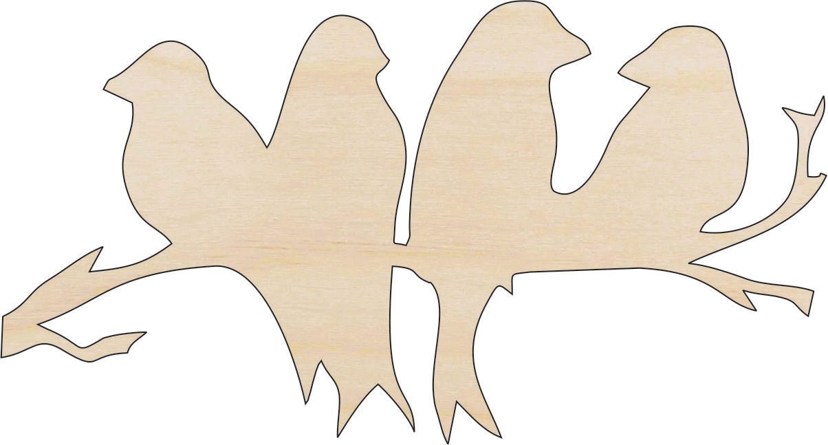 Bird - Laser Cut Out Unfinished Wood Craft Shape BRD137 – The Wood ...