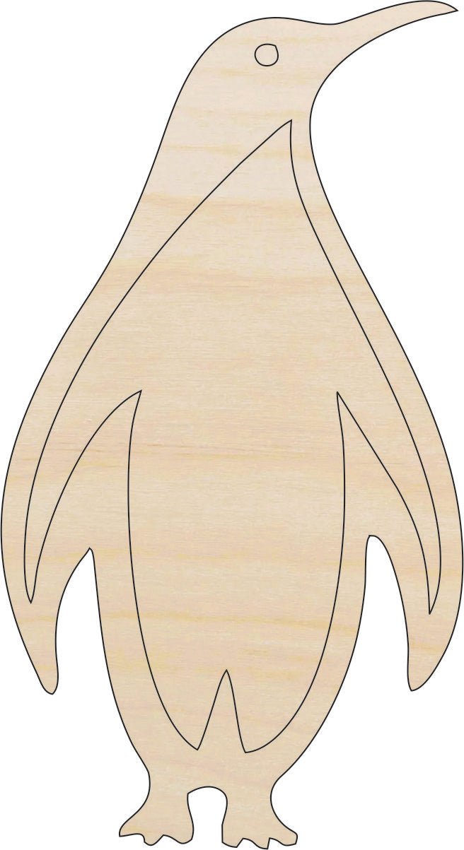 Bird Penguin - Laser Cut Out Unfinished Wood Craft Shape BRD156 – The ...