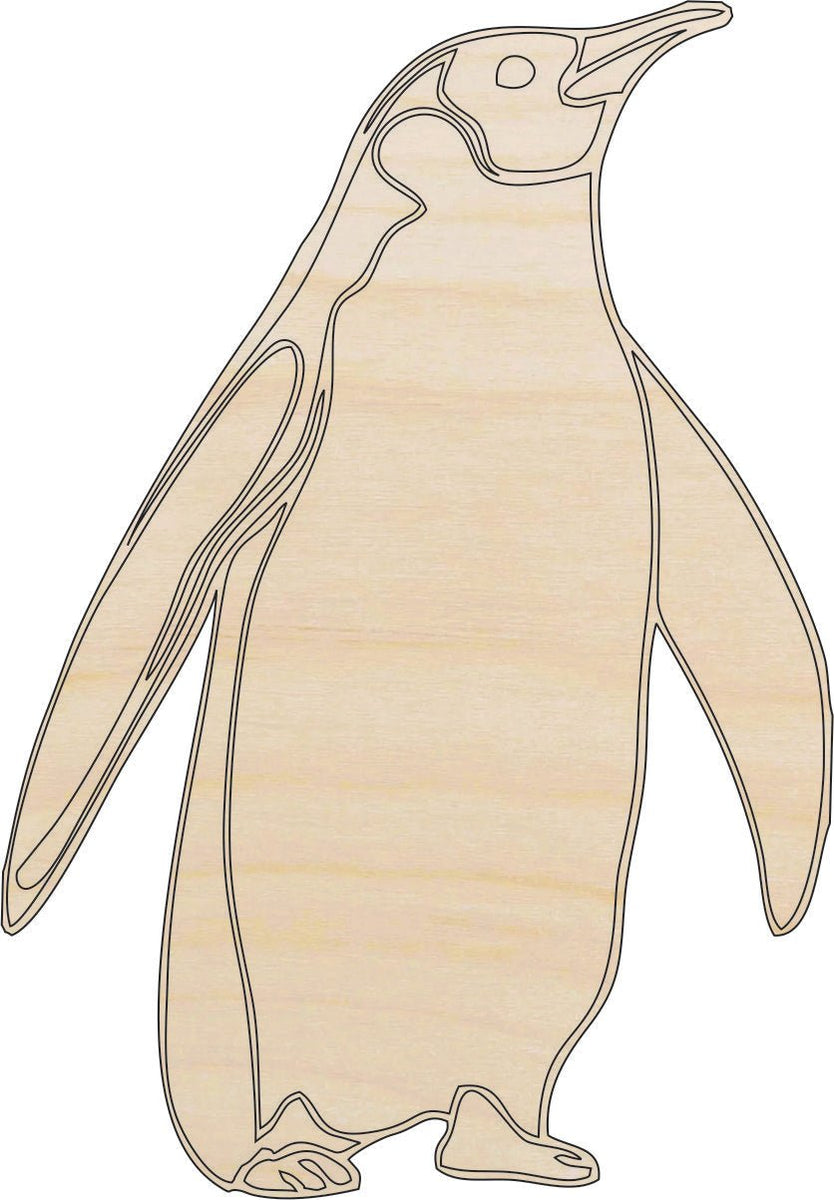 Bird Penguin - Laser Cut Out Unfinished Wood Craft Shape BRD41 – The ...