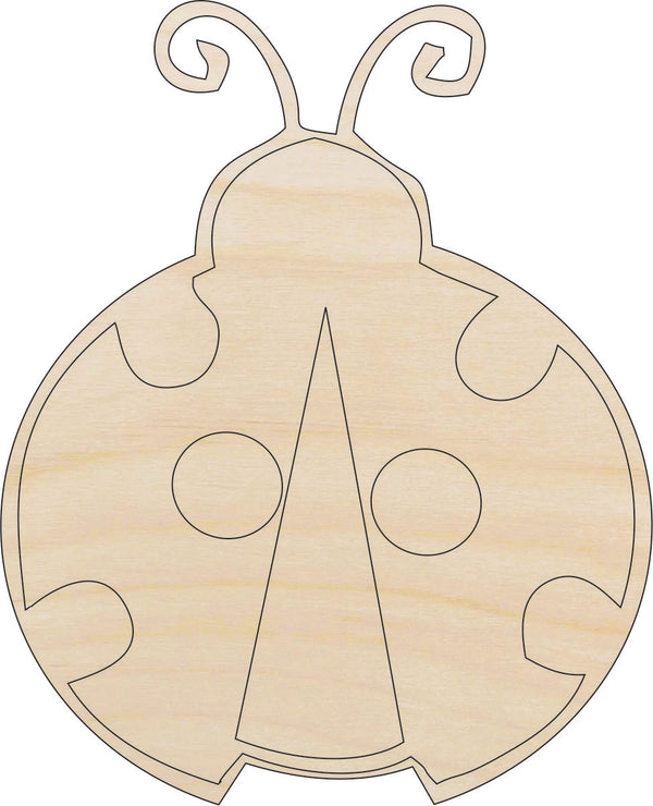 Ladybug - Laser Cut Out Unfinished Wood Craft Shape BUG17 – The Wood ...