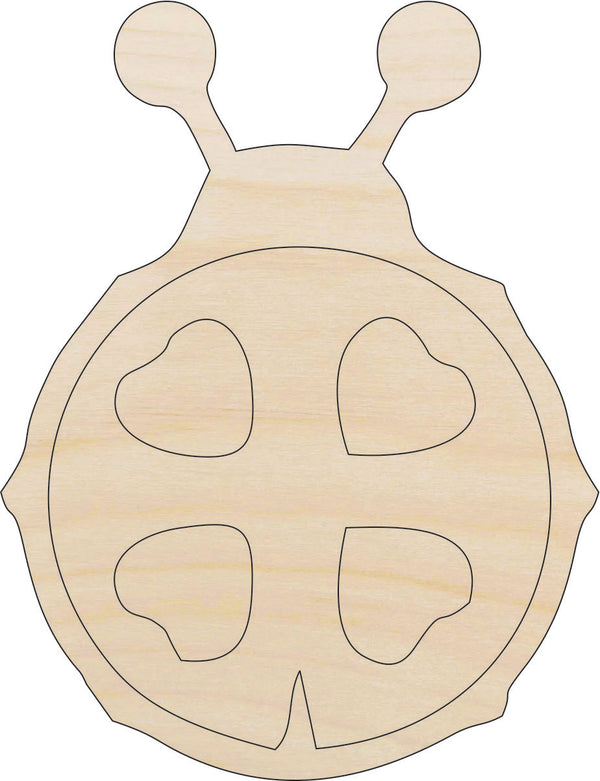 Ladybug - Laser Cut Out Unfinished Wood Craft Shape BUG2 – The Wood ...