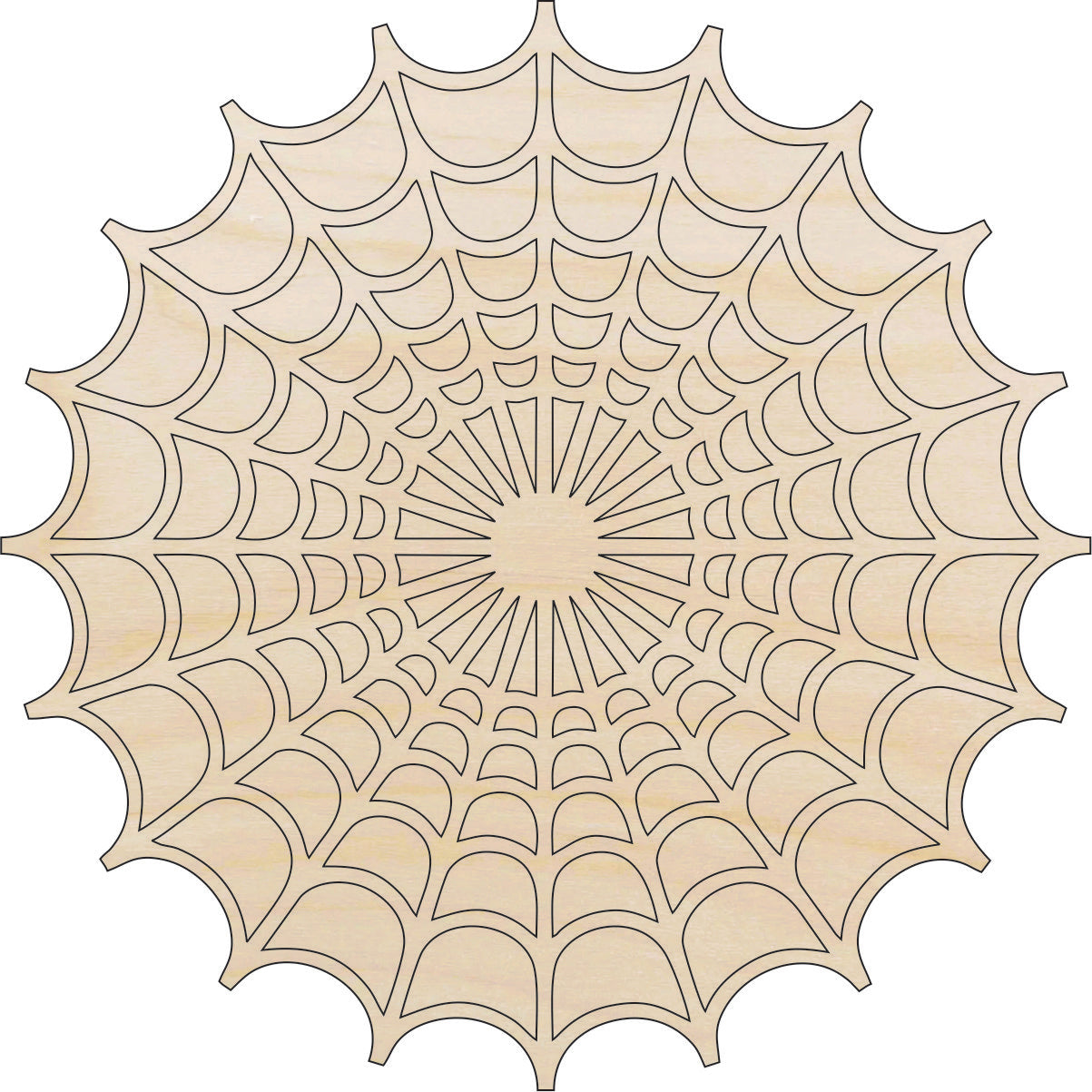 Spiderweb - Laser Cut Out Unfinished Wood Craft Shape BUG5 – The Wood ...