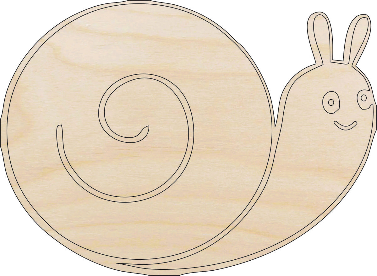 Snail - Laser Cut Out Unfinished Wood Craft Shape BUG7 – The Wood Shape ...