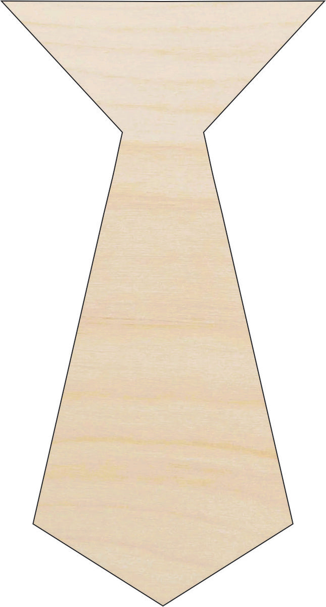 Clothing Tie - Laser Cut Out Unfinished Wood Craft Shape CLT16 – The ...
