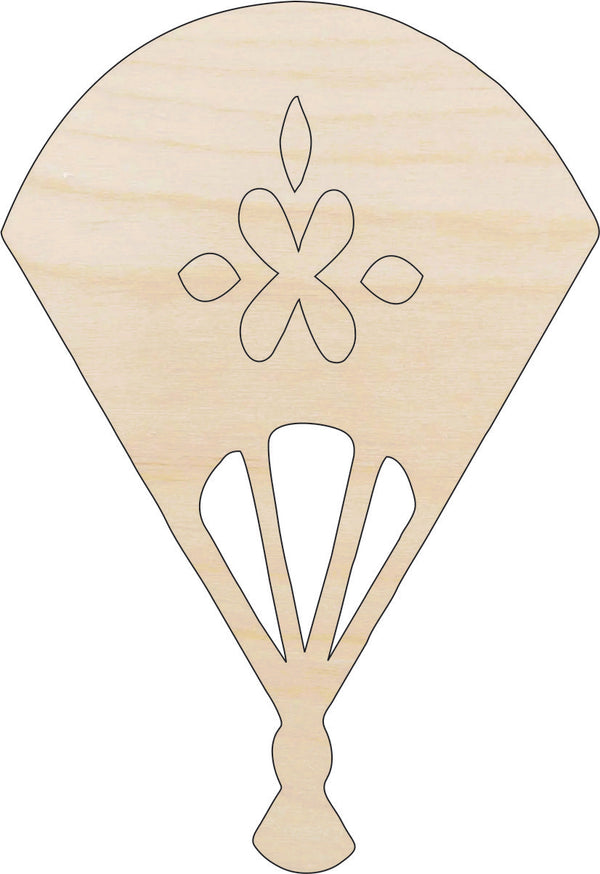 Fan - Laser Cut Out Unfinished Wood Craft Shape CLT22 – The Wood Shape ...