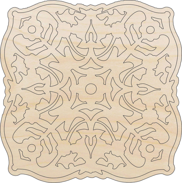 Design Flower - Laser Cut Out Unfinished Wood Craft Shape CSTR15 – The ...