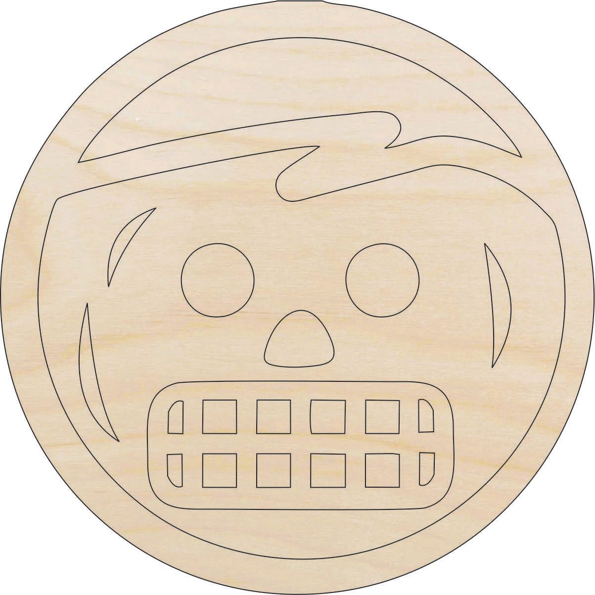 People Face - Laser Cut Out Unfinished Wood Craft Shape FAL248 – The ...