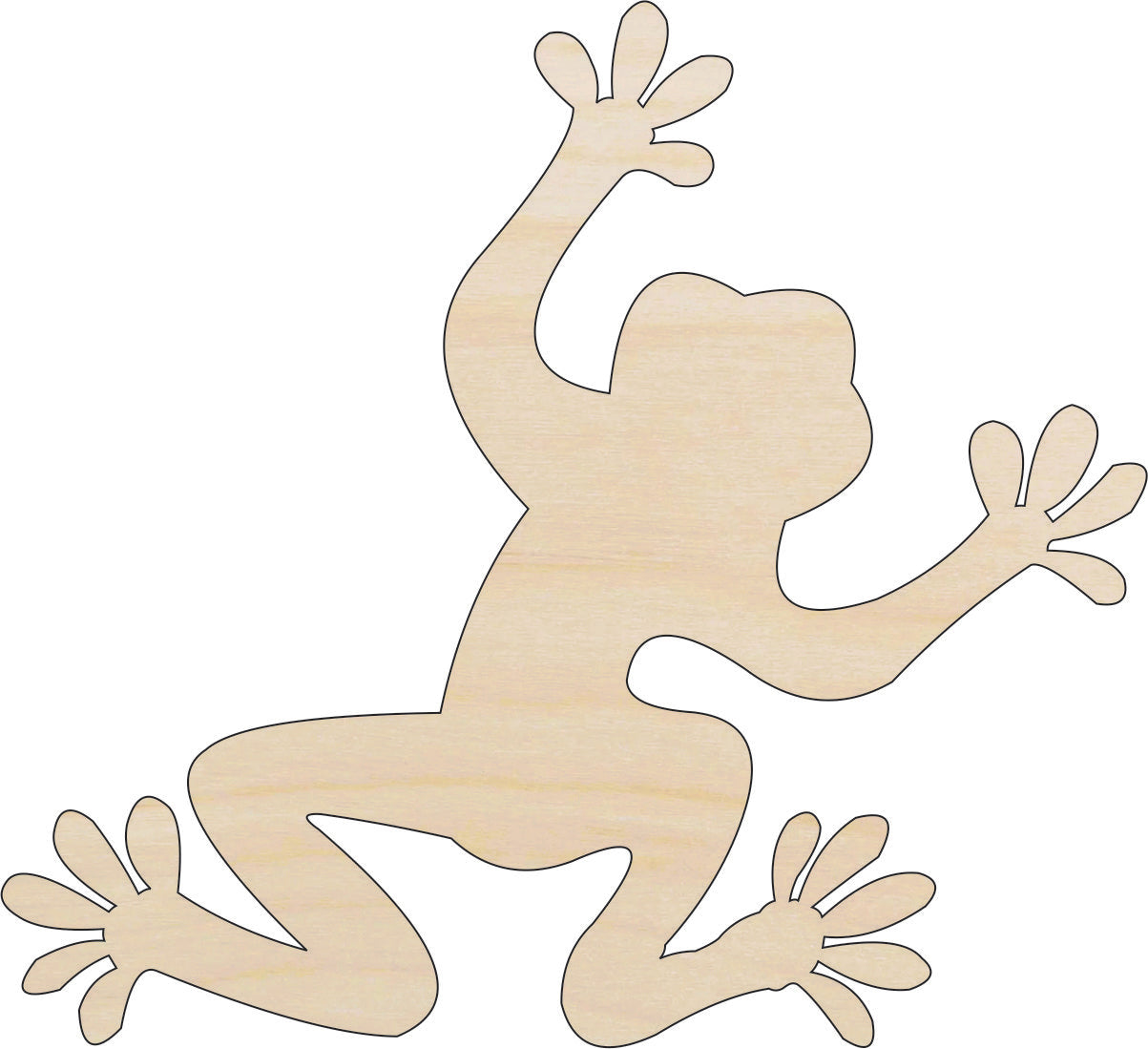 Frog - Laser Cut Out Unfinished Wood Craft Shape FRG23 – The Wood Shape ...