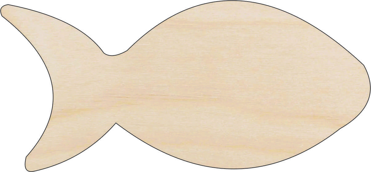 Laser Cut Wood Shape - Baltic Birch Goldfish Craft FSH8 – The Wood ...