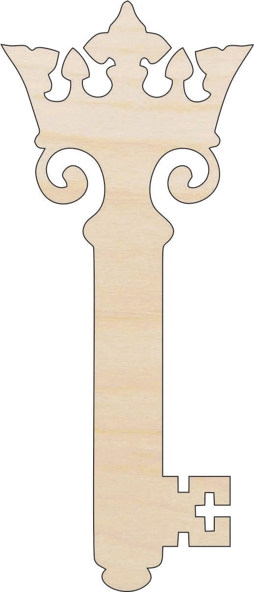 Key - Laser Cut Out Unfinished Wood Craft Shape KEY19 – The Wood Shape ...
