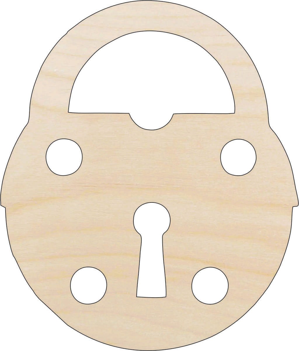 Skeleton Key Lock - Laser Cut Wood Shape KEY7 – The Wood Shape Store