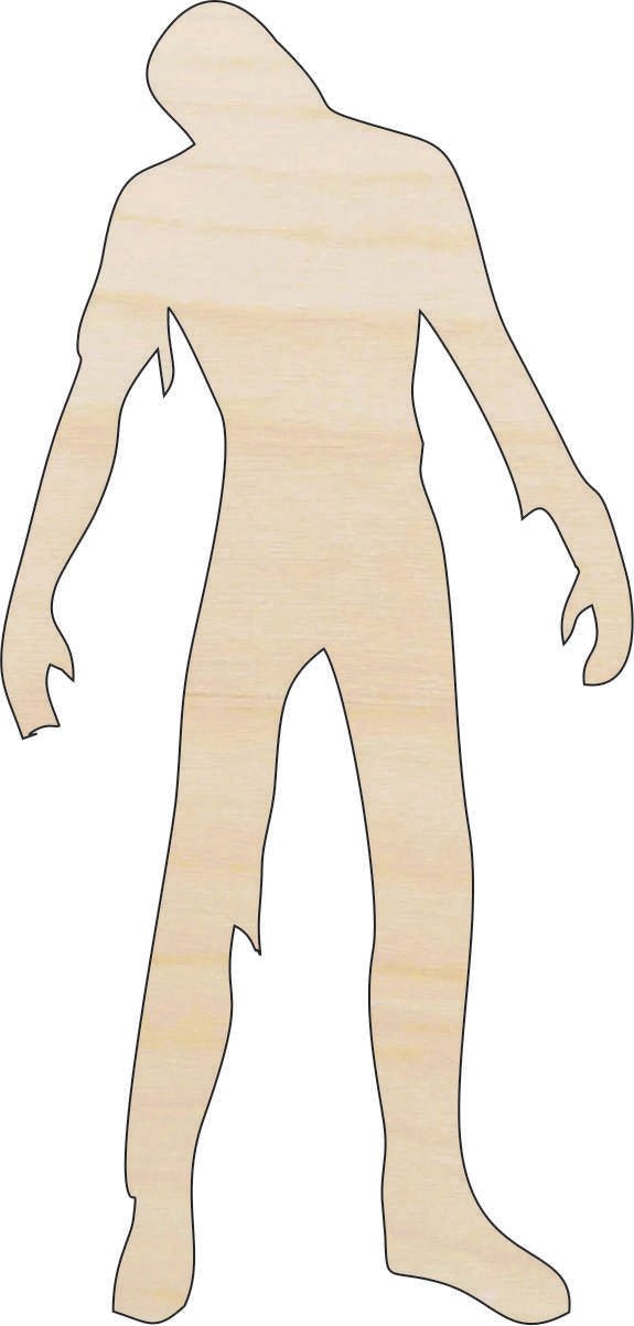 Laser Cut Wood Shape - Baltic Birch Zombie Craft by MYTH70 – The Wood ...