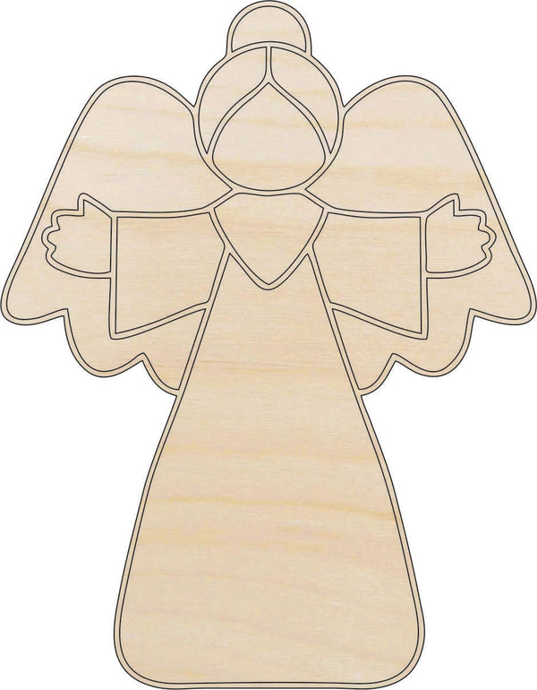 Angel - Laser Cut Out Unfinished Wood Craft Shape REL23 – The Wood ...