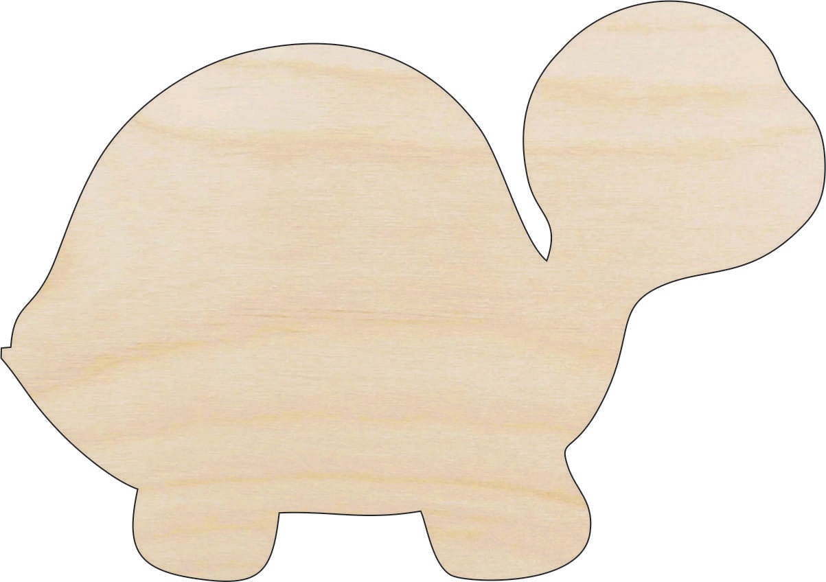 Turtle Tortoise - Laser Cut Out Unfinished Wood Craft Shape REP22 – The ...