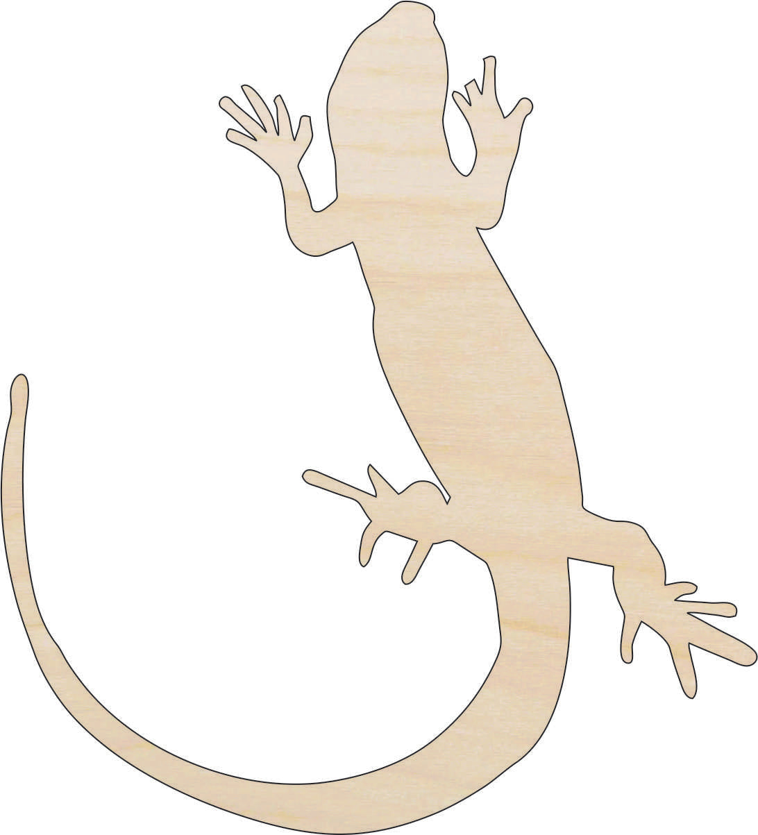 Lizard - Laser Cut Out Unfinished Wood Craft Shape REP46 – The Wood ...