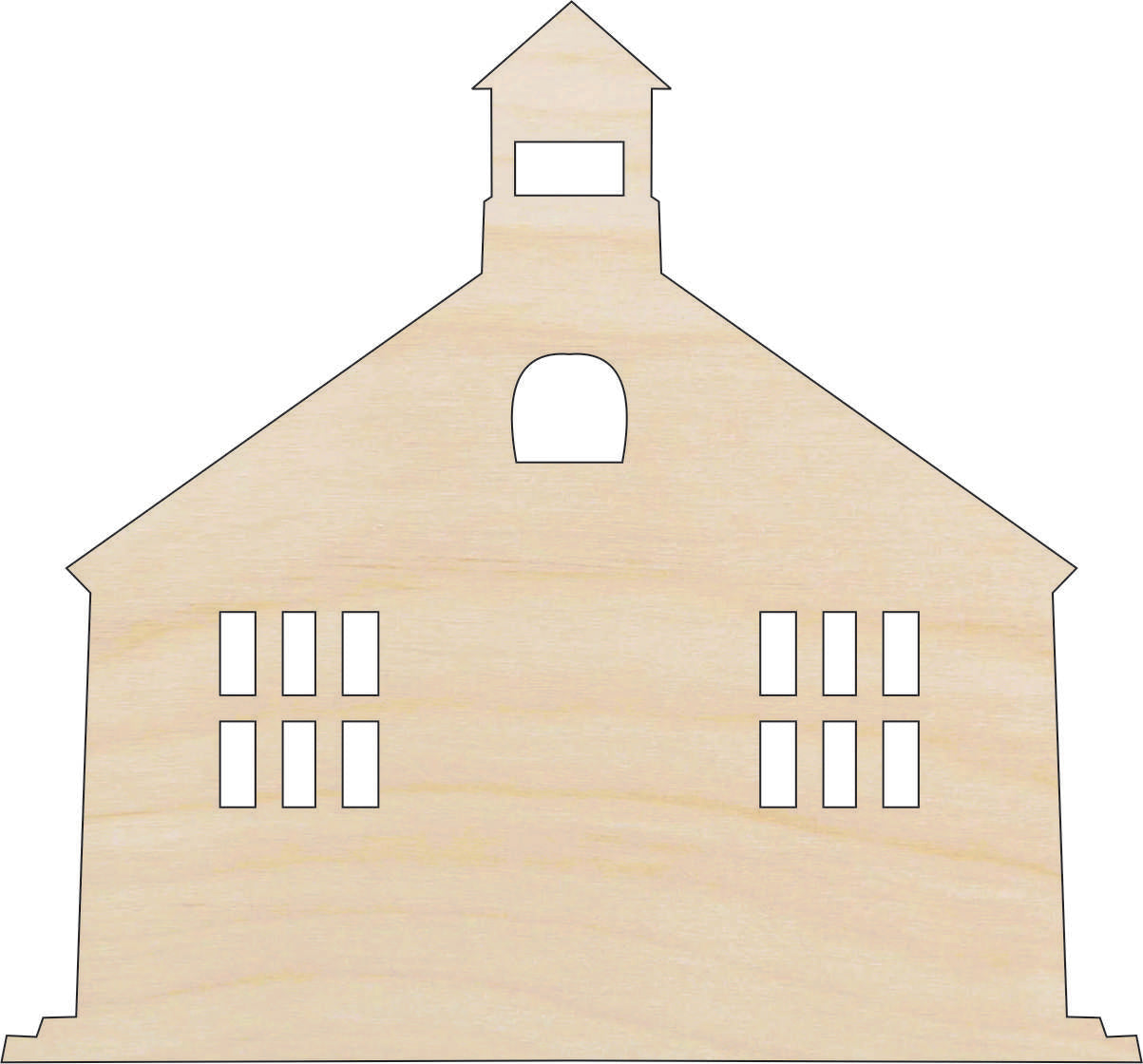 Building School - Laser Cut Out Unfinished Wood Craft Shape SCL20 – The ...