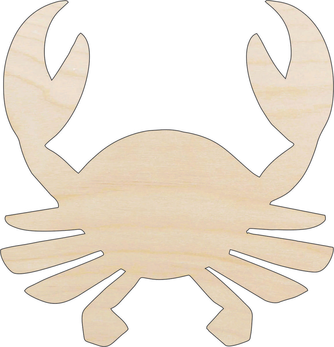 Crab - Laser Cut Out Unfinished Wood Craft Shape SEA4 – The Wood Shape ...