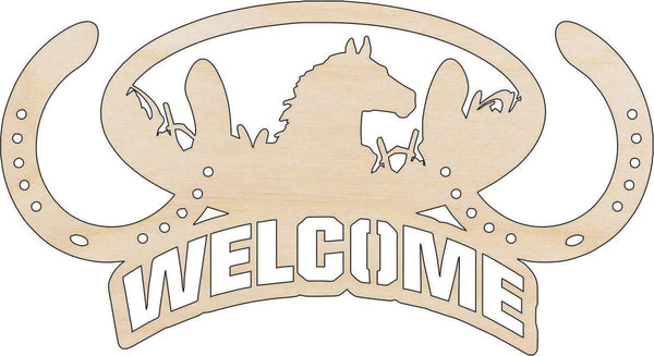 Welcome Sign - Laser Cut Wood Shape SGN74 – The Wood Shape Store