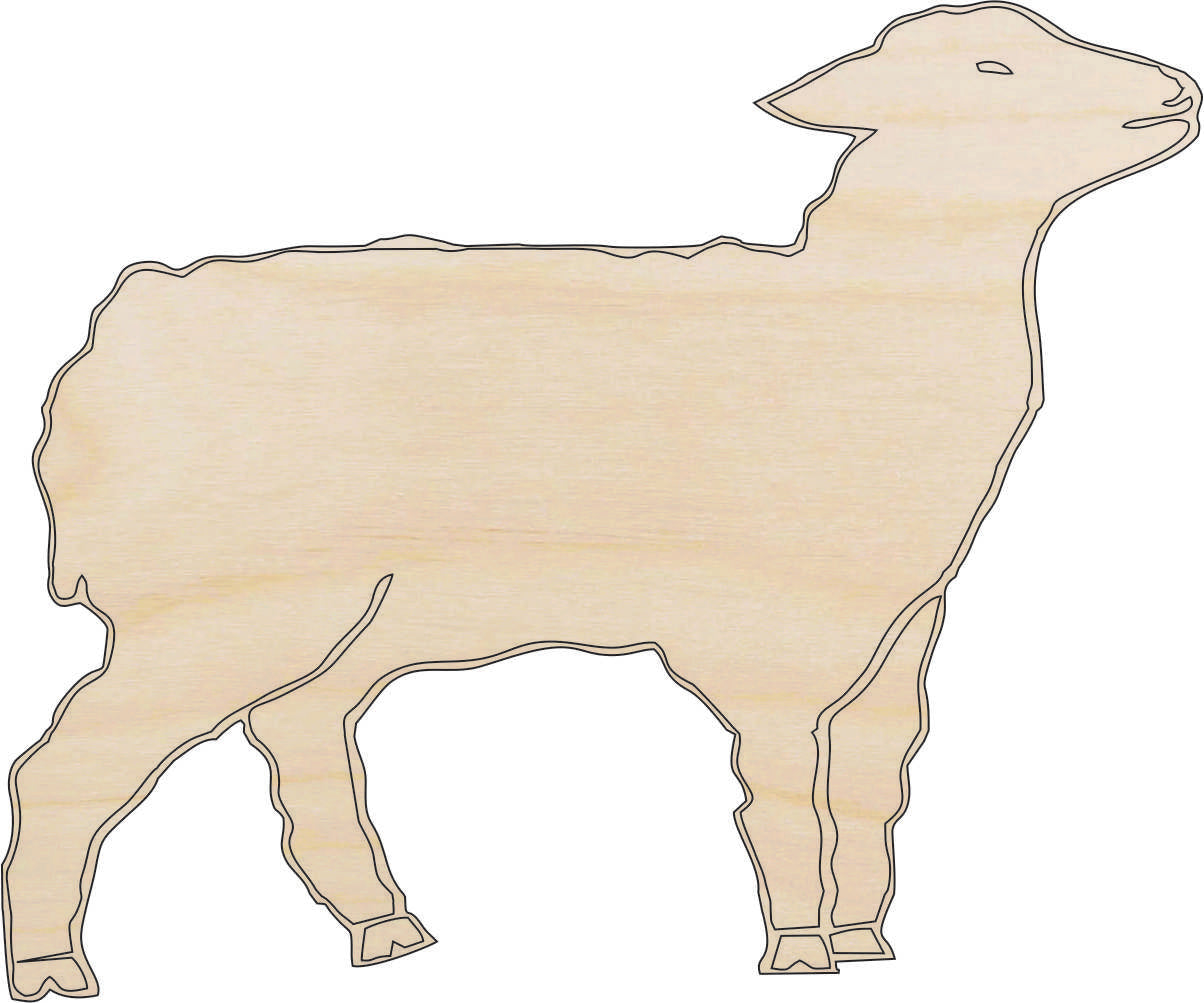 Laser Cut Wood Shape | Baltic Birch Sheep Craft SHP33 – The Wood Shape ...