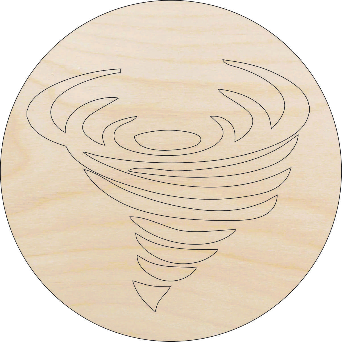 Sky Tornado - Laser Cut Out Unfinished Wood Craft Shape SKY63 – The ...