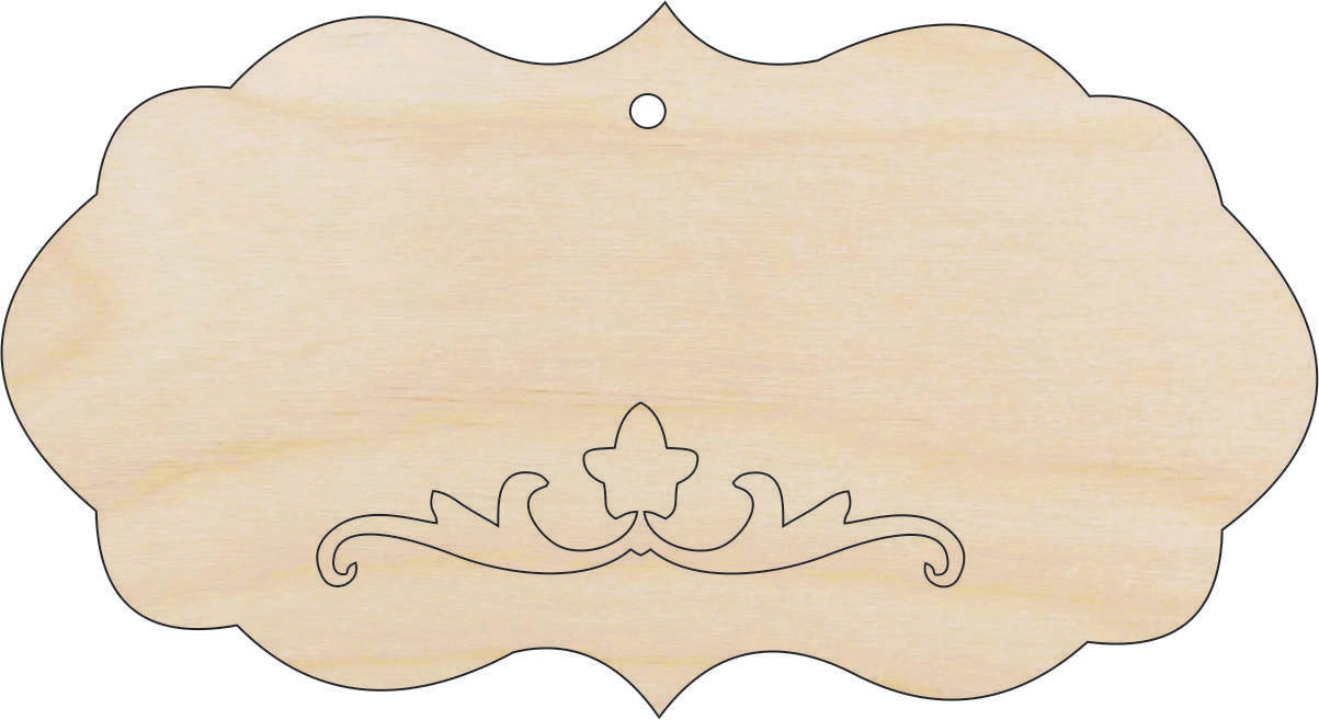 Gift Tag - Laser Cut Out Unfinished Wood Craft Shape TAG12 – The Wood ...