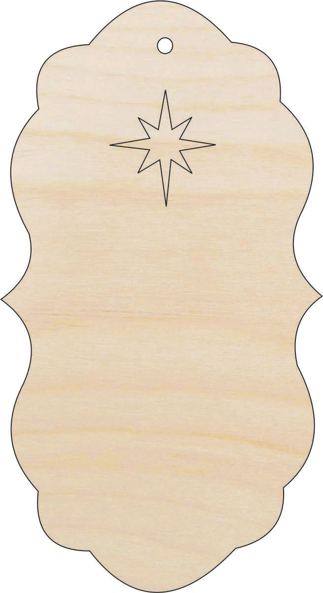 Gift Tag - Laser Cut Out Unfinished Wood Craft Shape TAG19 – The Wood ...