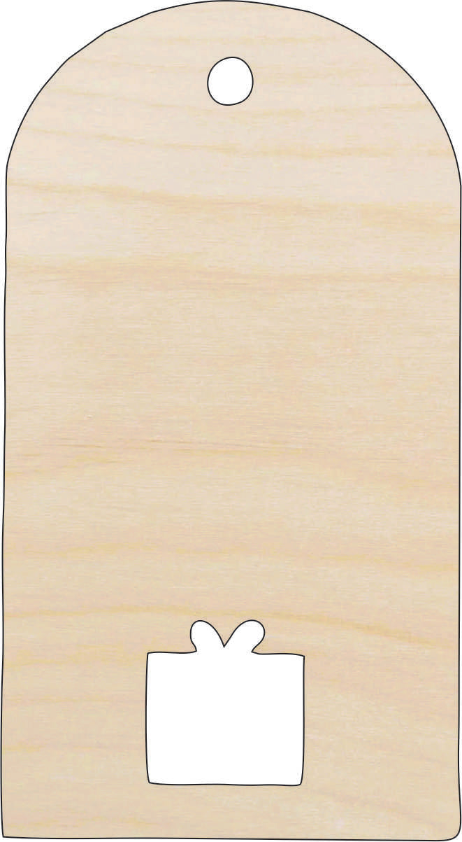 Gift Tag - Laser Cut Out Unfinished Wood Craft Shape TAG31 – The Wood ...
