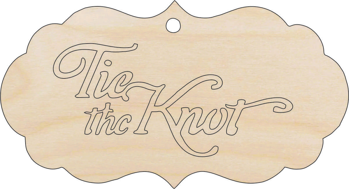 Gift Tag - Laser Cut Out Unfinished Wood Craft Shape TAG5 – The Wood ...