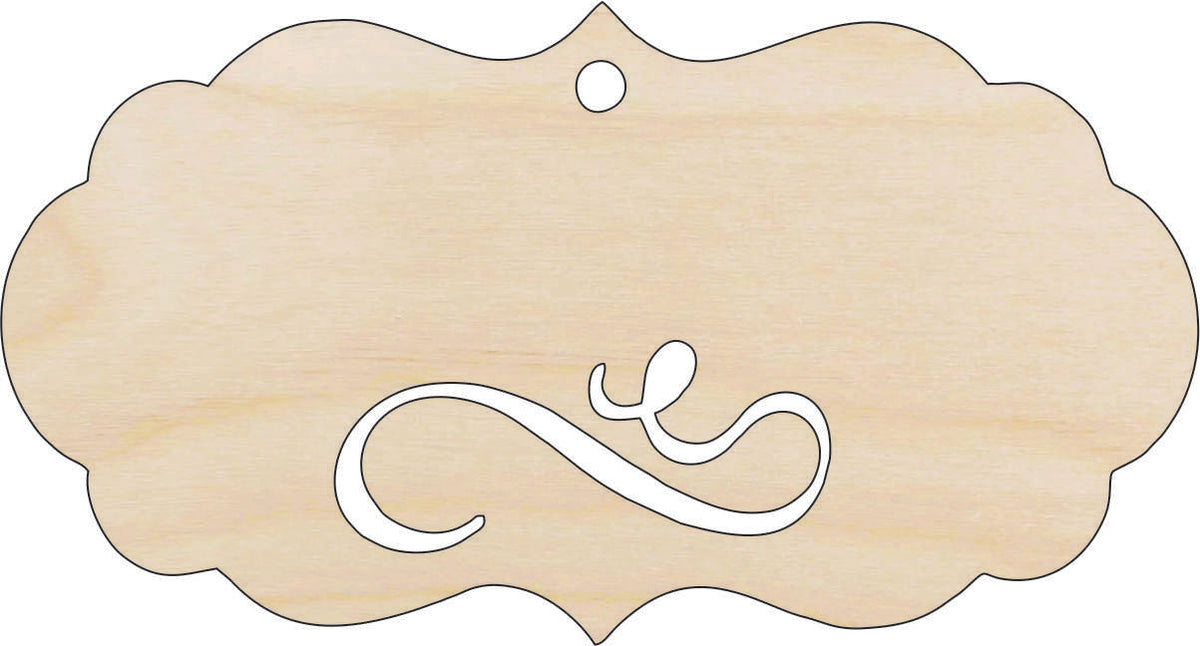 Gift Tag - Laser Cut Out Unfinished Wood Craft Shape TAG6 – The Wood ...