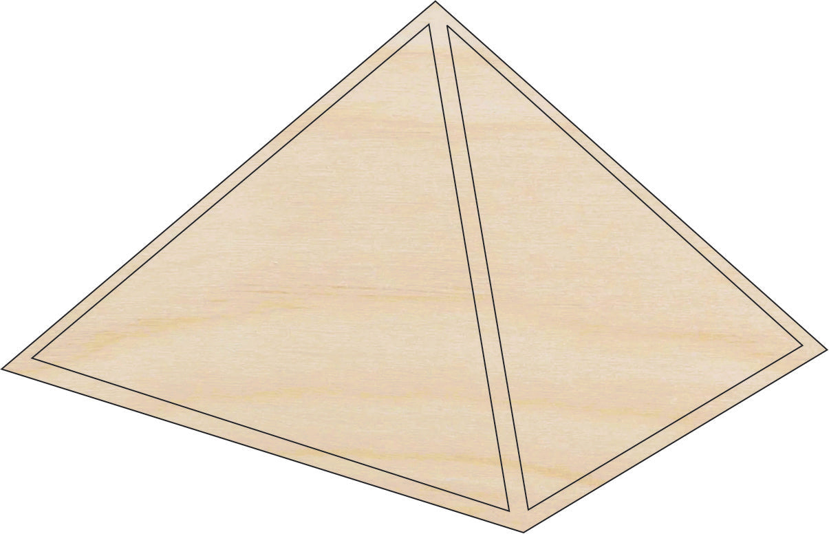 Building Pyramid - Laser Cut Out Unfinished Wood Craft Shape WLD33 ...