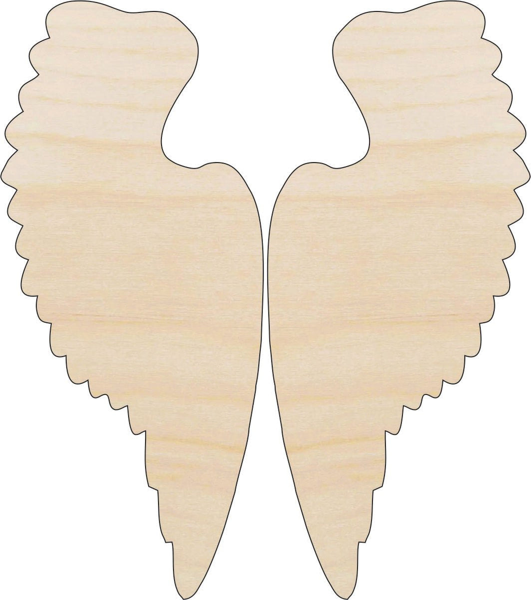 Wing - Laser Cut Out Unfinished Wood Craft Shape WNG3 – The Wood Shape ...