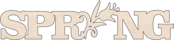 Word Spring - Laser Cut Out Unfinished Wood Craft Shape WRD11 – The ...