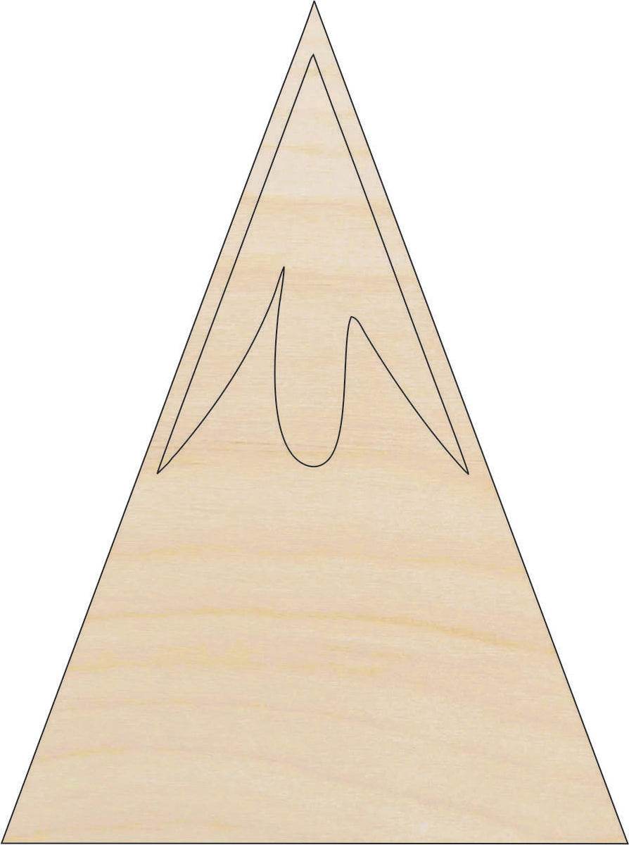 Mountains - Laser Cut Out Unfinished Wood Craft Shape XTR69 – The Wood ...